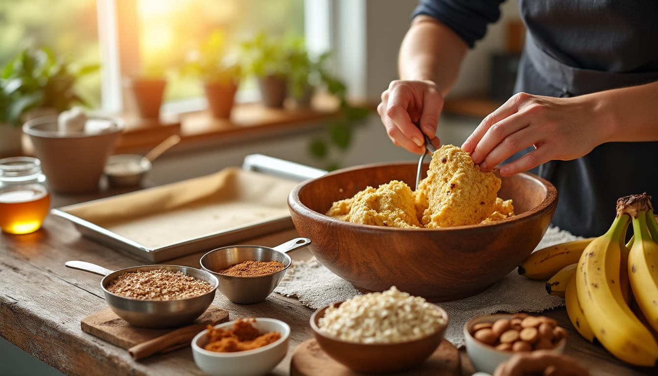 Préparer un banana bread sans sucre 🍌🥖 pour un goûter sain et délicieux