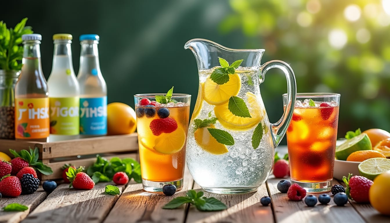 Les boissons sans sucre à savourer : mes choix préférés 🥤